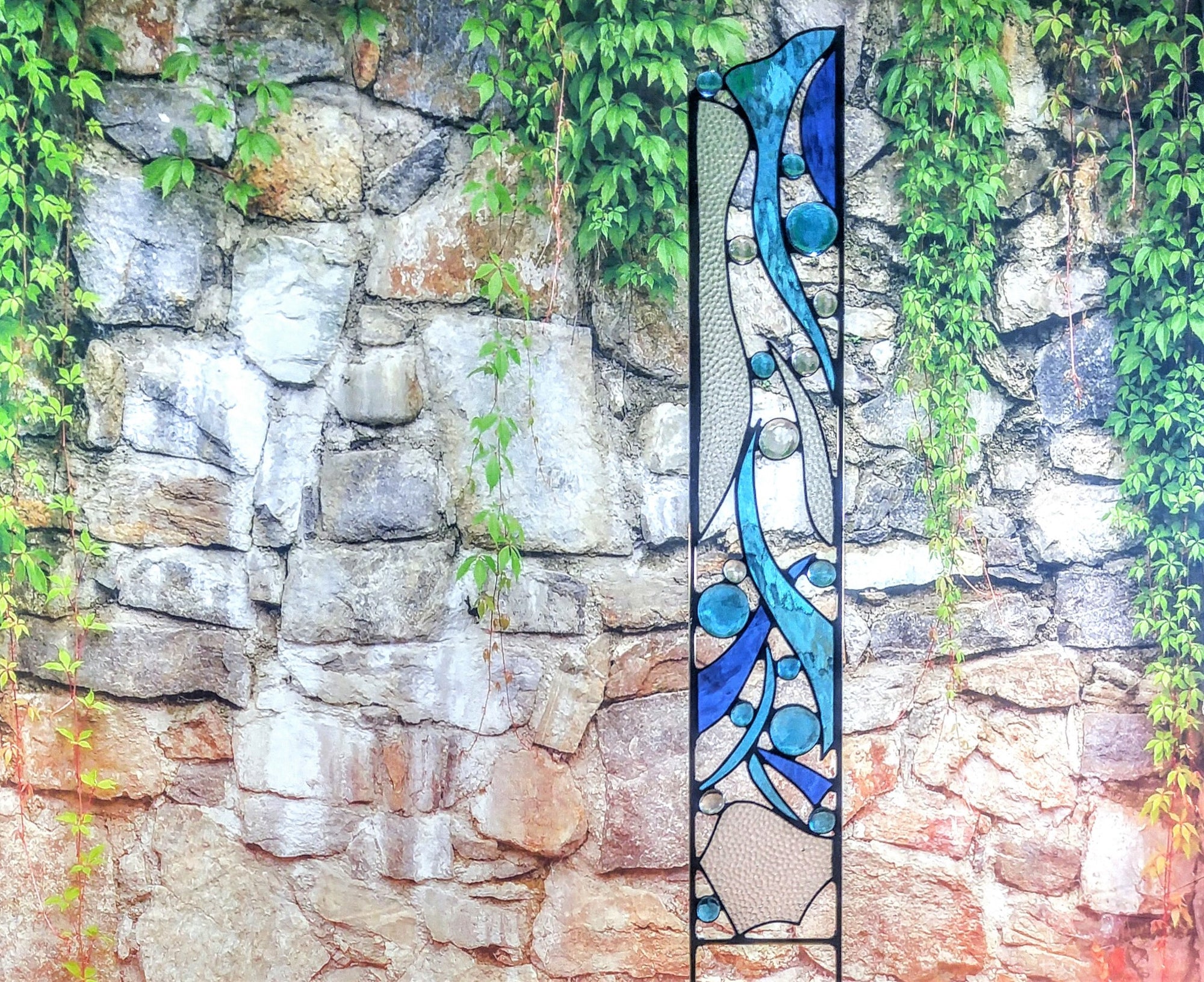Outdoor Stained Glass Garden Art for Gift Ideas for Garden Lovers. Bub ...
