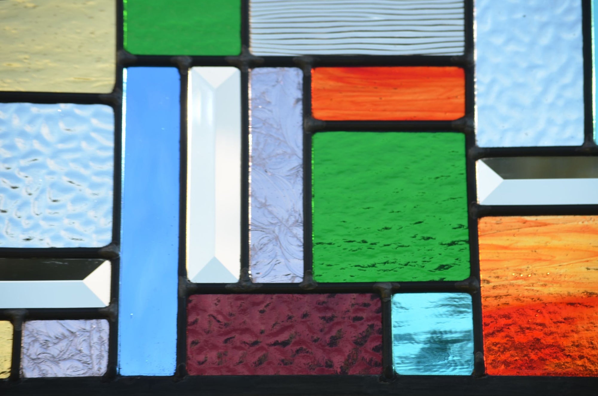 Stained Glass Window Design Geometric Pattern . "Four Seasons ...